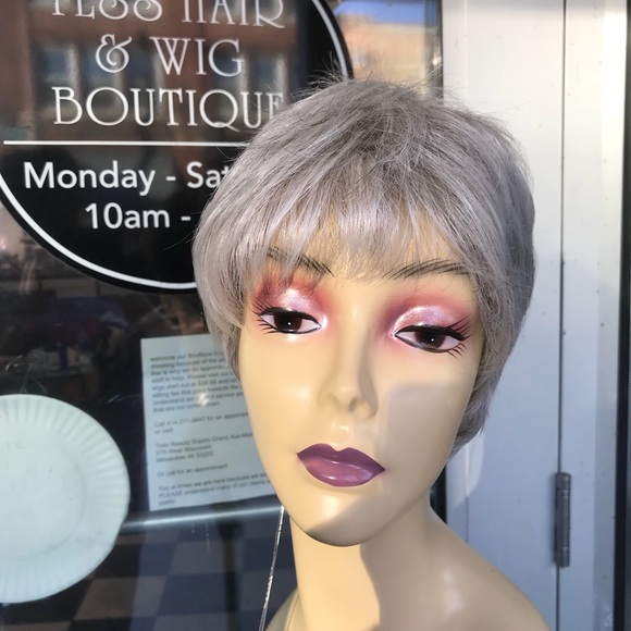 Accessories | Silver Short Pixie Cut Wig | Poshmark